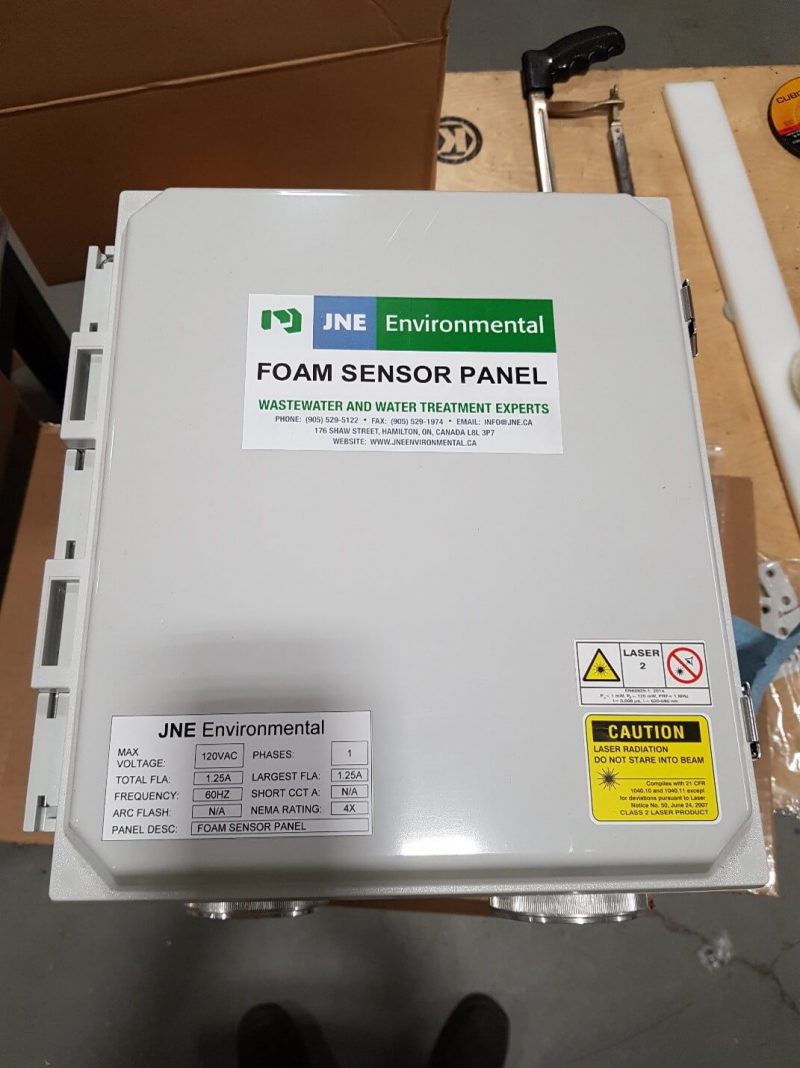 Automatic Wastewater Foam Detection + Suppression | JNE Environmental